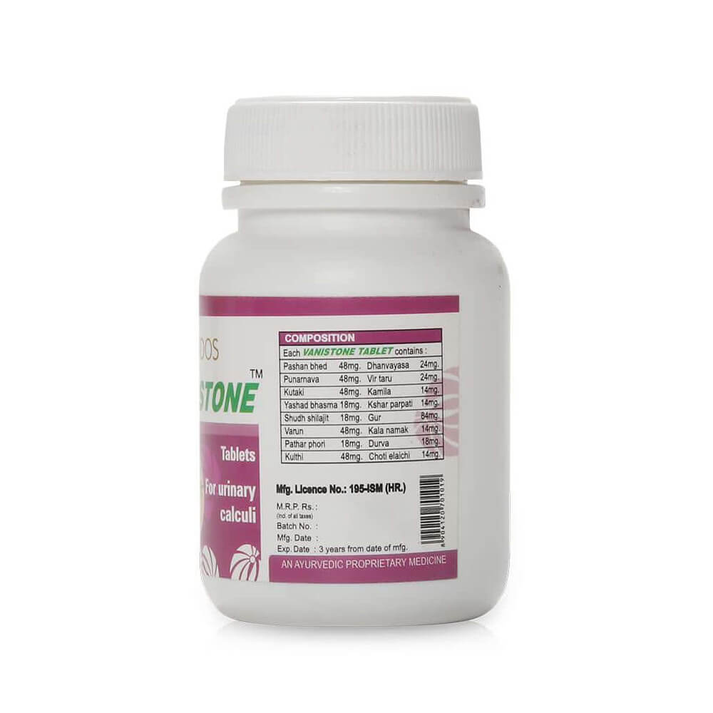 Vanistone Tablet | Best Ayurvedic Urinary Calculi Tablets